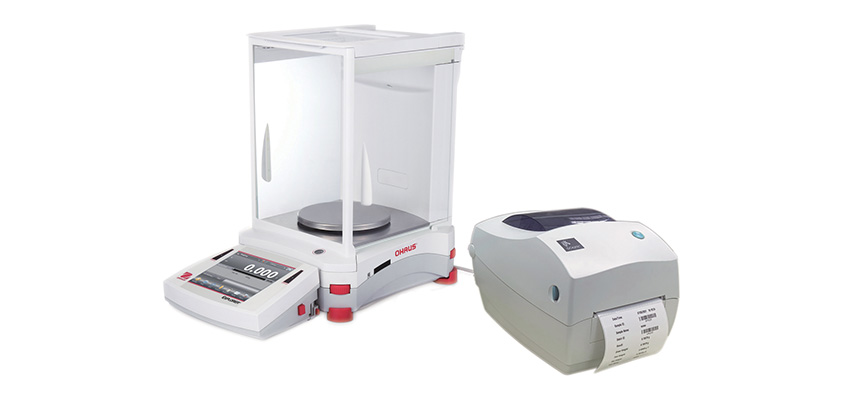 Print Isn’t Dead - OHAUS Explorer Balances, Now With Custom Label Printing Functionality | OHAUS